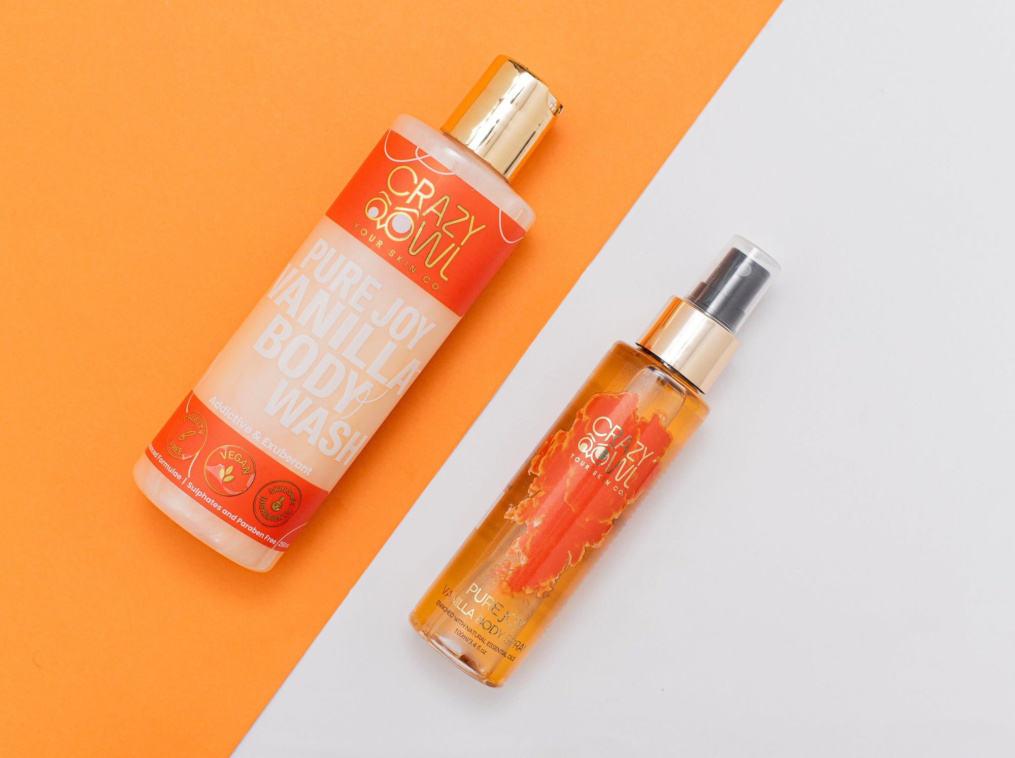 Buy the Best Vanila Flavoured Body Spray & Body Wash – Crazy Owl - Your ...