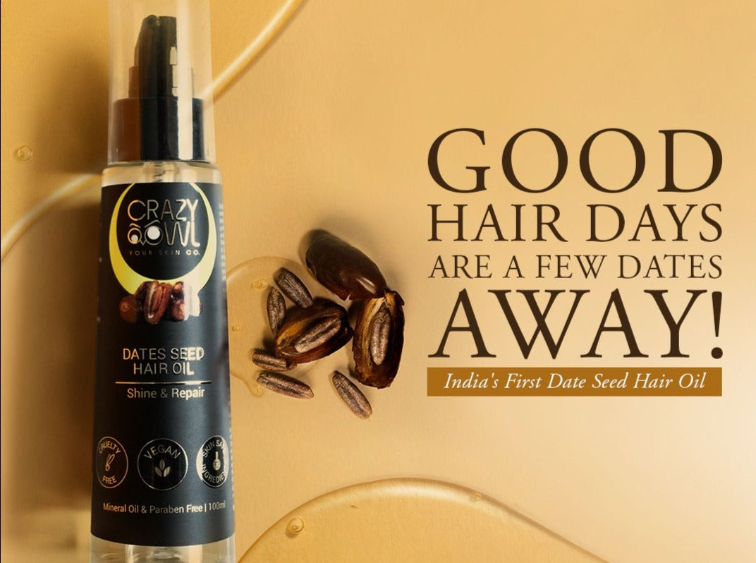 Buy Dates Seed Hair Oil for Ultimate Repair and Shine – Crazy Owl ...